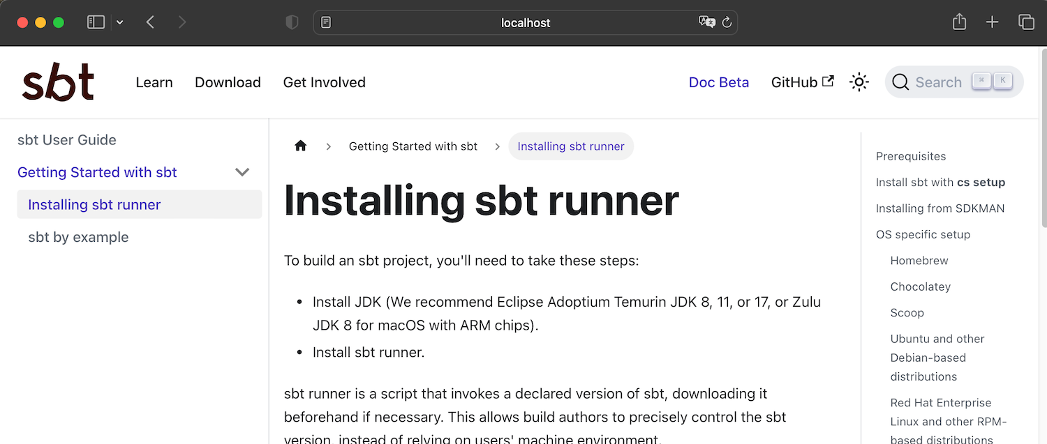 sbt website update 2024 · eed3si9n